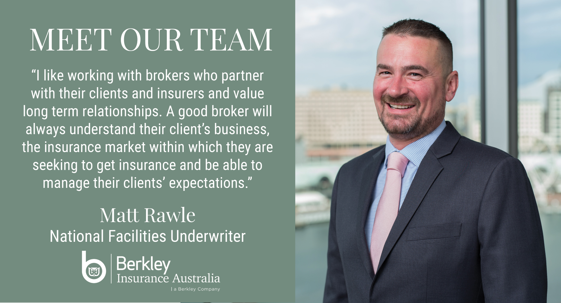 Stuck in a Lift with an Underwriter | Matt Rawle - Berkley AUS